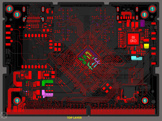 Custom pcb, circuit design for som of imx, ti, rockchip, esp32 with ...
