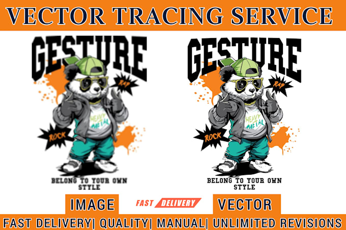 Vectorize, trace, convert image to vector file, vector logo by Beejay890 | Fiverr