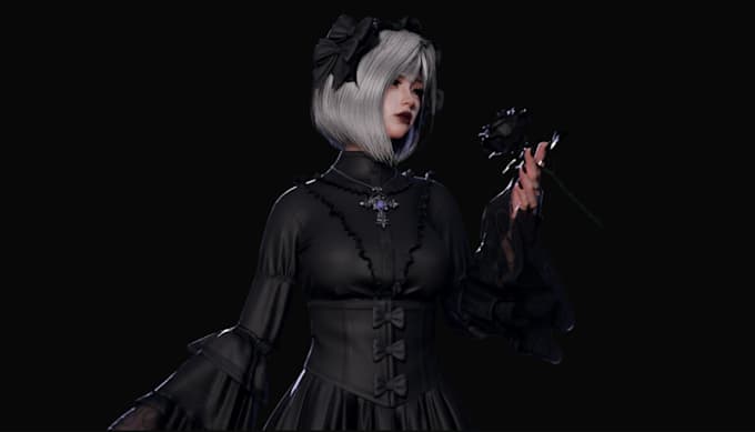 Craft 3dhuman model,animaze avatar model,3d vrm model file,rigging,mona ...