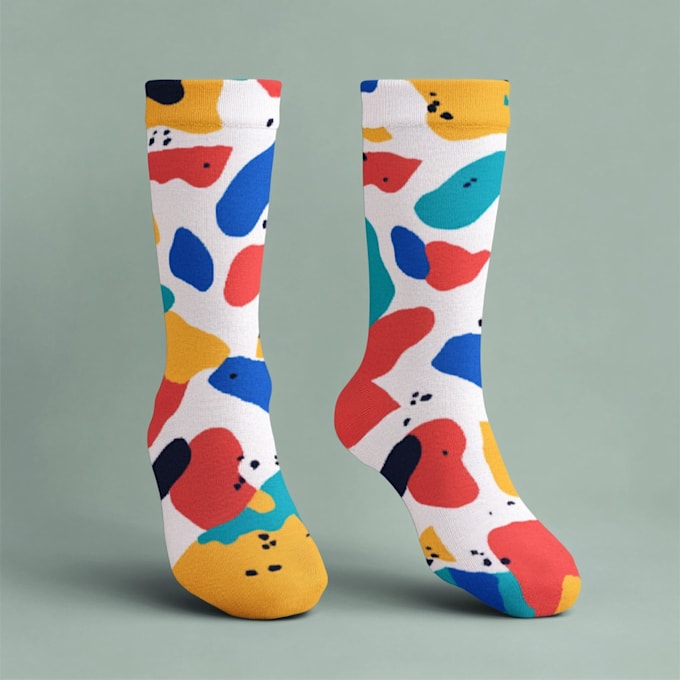 Draw custom and unique socks design by Wolvibo | Fiverr