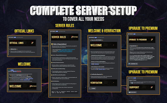 Create or revamp your discord server professionally by Nimra2244 | Fiverr