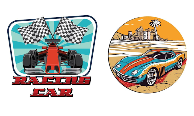Design custom summer racing car logo by Stwnclk | Fiverr