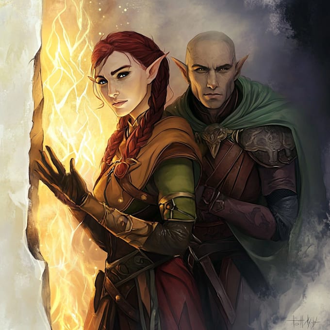 Create your dnd art and dnd character by Ceixurshu | Fiverr