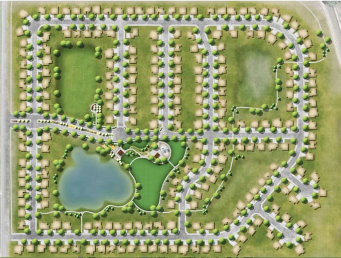 Do real estate site plan and architectural site plan render by Sara ...