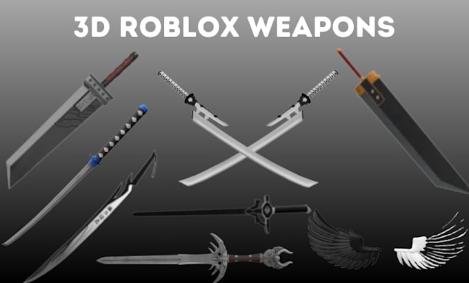 Design 3d roblox weapon, roblox accessories and roblox ugc items by ...