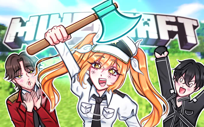 Draw cartoon thumbnails for your youtube gaming channel by Ayadesign06 ...