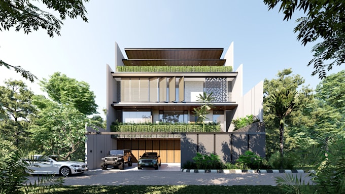 Provide residential exterior render images service by Samsam_ardi | Fiverr