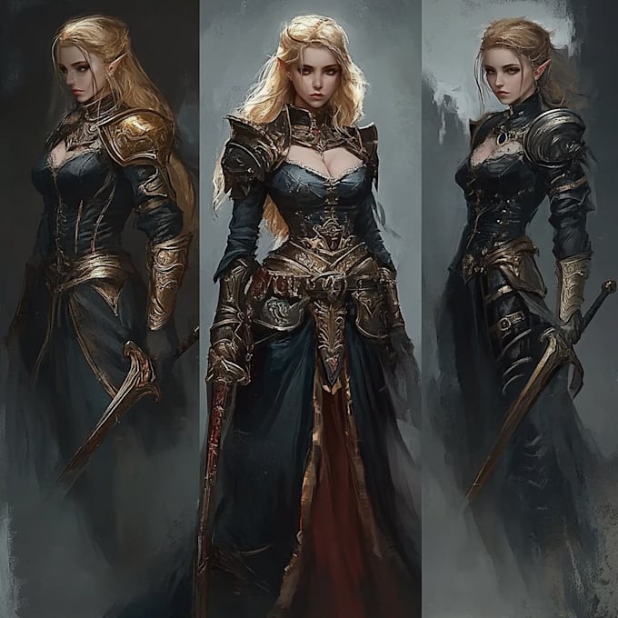 Do character design and concept art, fantasy illustration by Haldreth7 ...