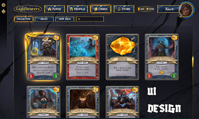 Custom 2d game ui pixel art game cards retro rpg anime style ...