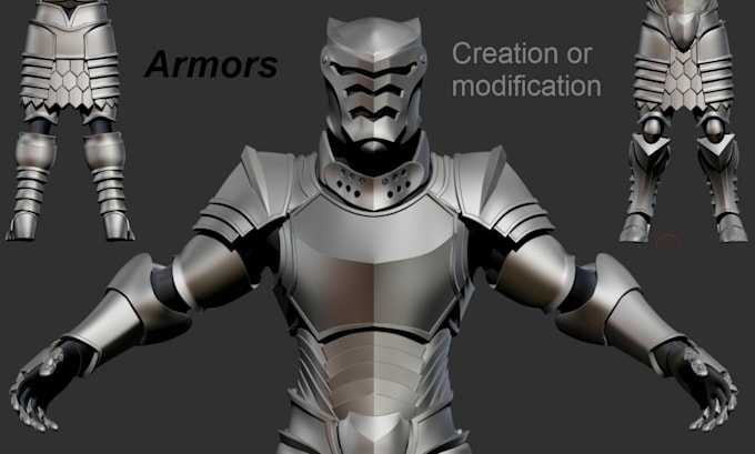Create or modify your cosplay armor pieces by Bot_station | Fiverr