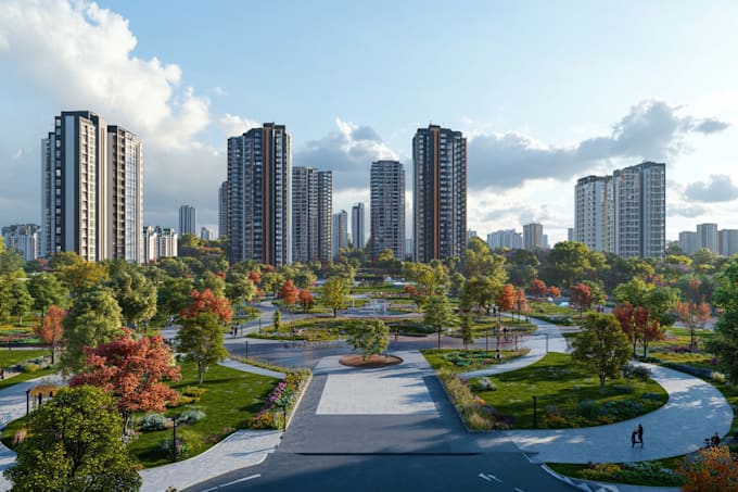 Do landscape design realistic render in lumion by Keavneman | Fiverr