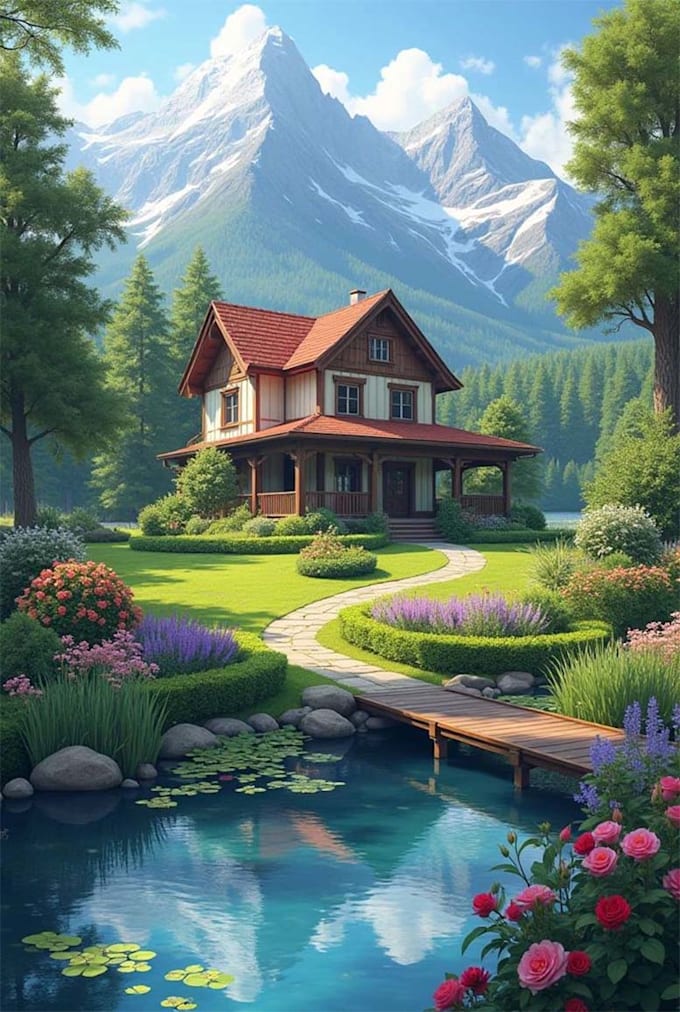 Draw a unique style environment concept art for you by Gsdfsaes | Fiverr