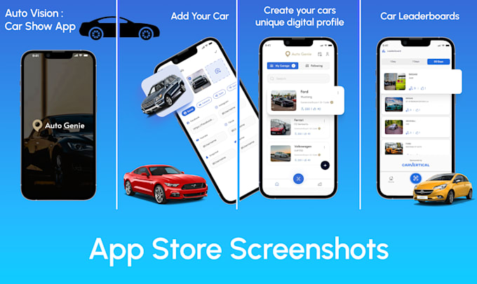 Create app store screenshots by Asadullah791 | Fiverr