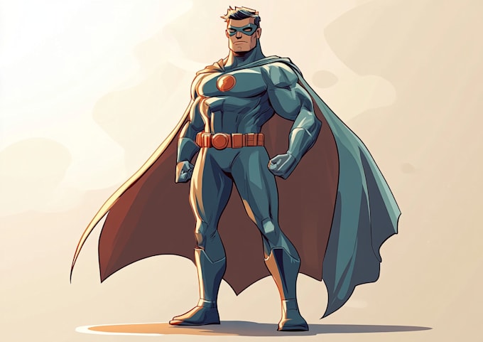 Made an amazing superhero cartoon character by Gamiezu | Fiverr
