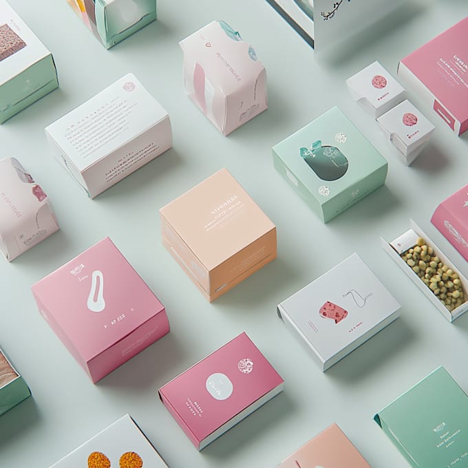 Custom packaging design for your product branding by Oceablack | Fiverr