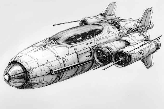 Do detailed hard surface scifi assets by Blodauste | Fiverr