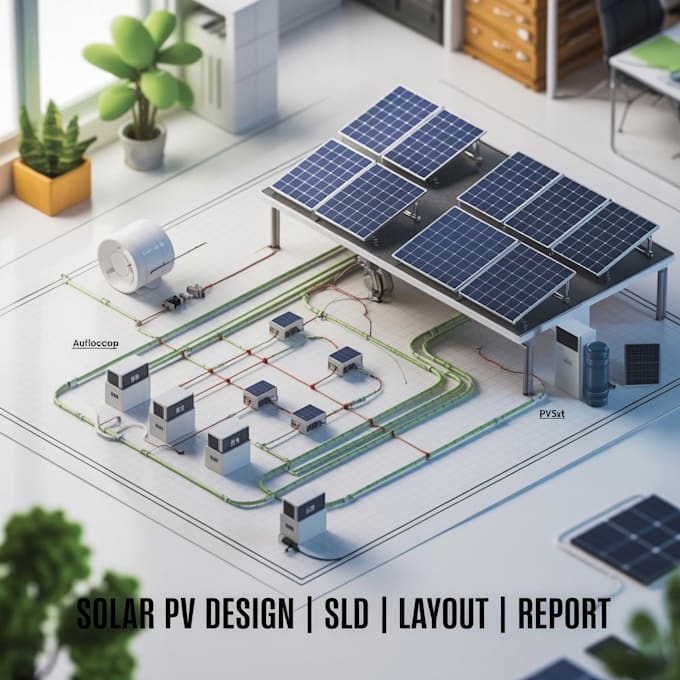 Design solar pv system with helioscope, pvsyst, and autocad by ...