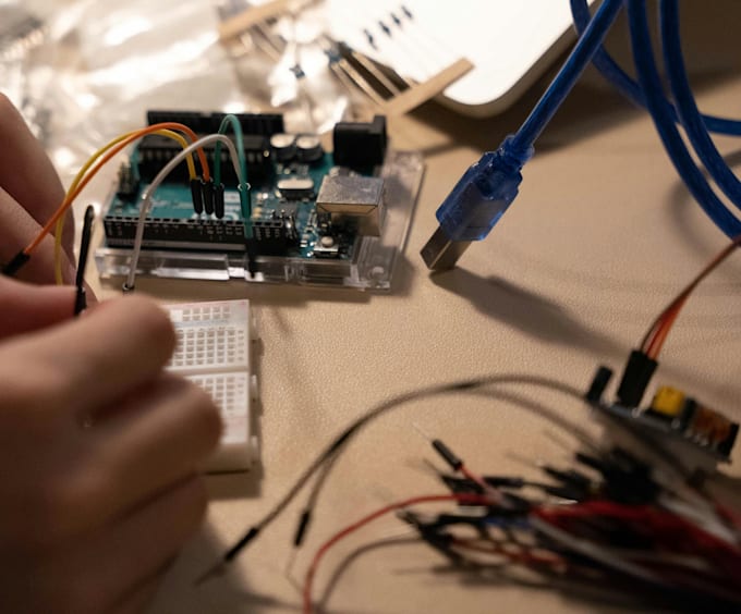 Do electronics projects with arduino node mcu motors sensors and build circuit by Namra123 | Fiverr