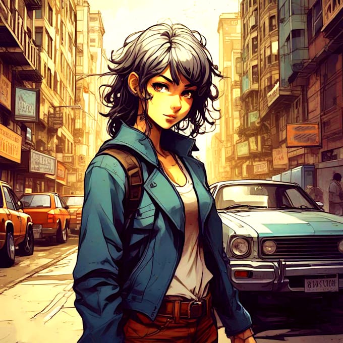 Create fan art and manga illustration in my style by Alpastuks | Fiverr