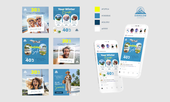 Design social media ads meta instagram facebook linkedin static banner ...