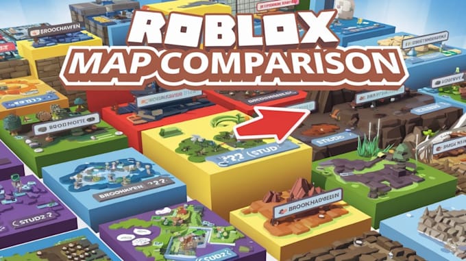 Create game map, roblox game maker, battlefield, 3d model, rpg, map for ...