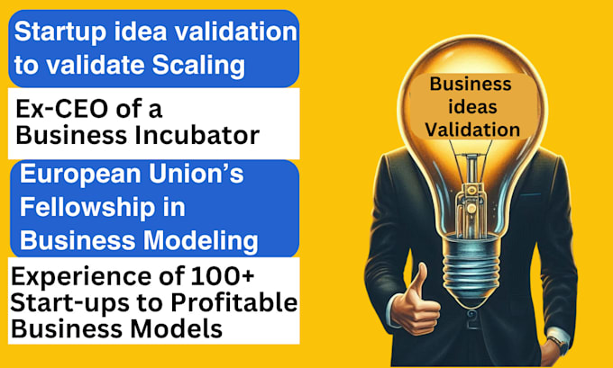 Validate your business ideas for startup by Devbranding | Fiverr