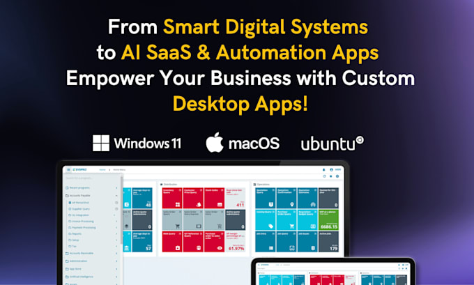 Build a professional desktop app for windows, macos, linux by Mhuzaifadev | Fiverr