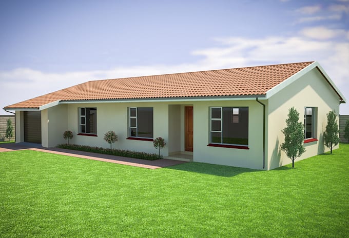 Convert 2d floor plan to 3d model, exterior design, cgi interior,8k house render by Xpenciveola ...