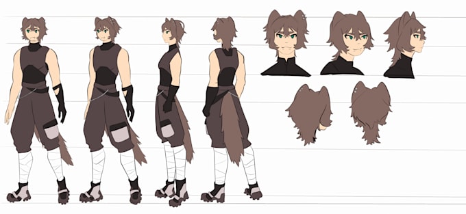 Create a character turnaround for your original character by Pierrocher ...