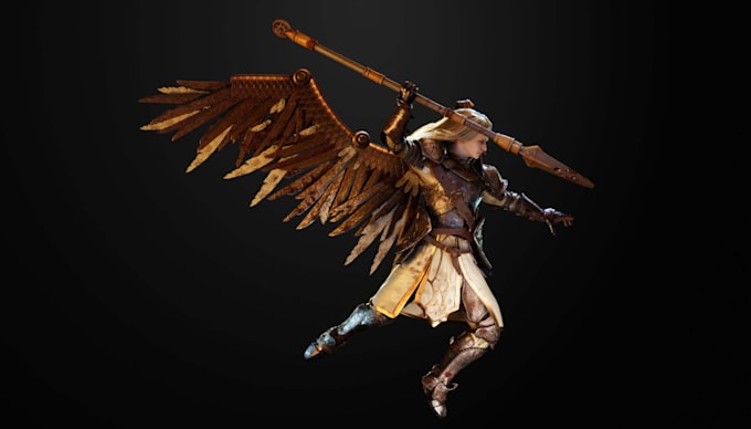 Fix 3d stylized character,3d cartoon character,pbr texture,3d assets ...