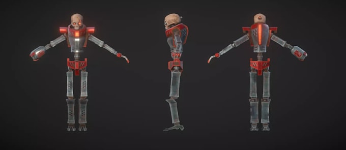 Model rig animate retro 3d low poly character in n64 ps1 ps2 y3k psx ...