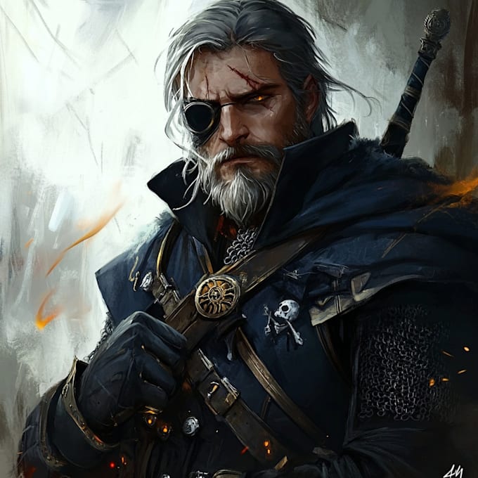 Make your dnd character illustration by Sukhothe | Fiverr