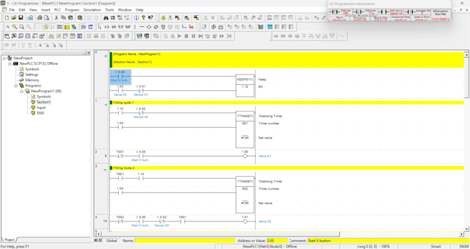 Do omron plc programming and hmi design by Mr_kat99 | Fiverr