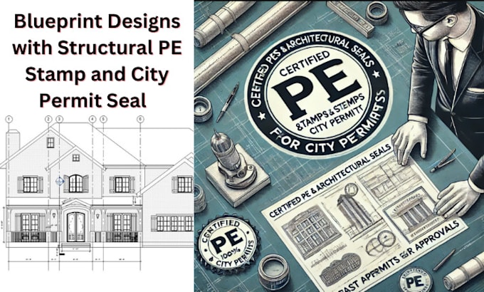 Provide pe stamps and architectural seals for city permit approval by ...