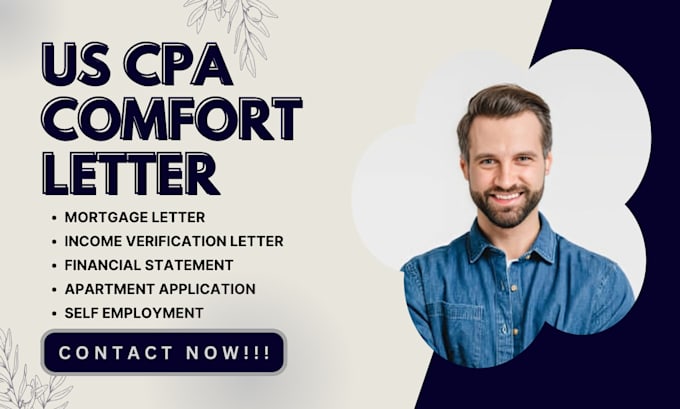 Do cpa income verification letter comfort letter profit and loss ...