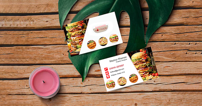 Design restaurant food business card, food menu by Sumonahmed281 | Fiverr