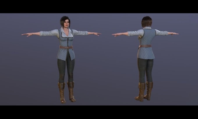 Create player model, 3d character, 3d model for source game like gmod, sfm, mmd by Opes_art | Fiverr