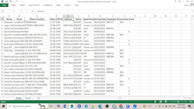 Clean, split, merge the data in ms excel by Rahul_excel23 | Fiverr