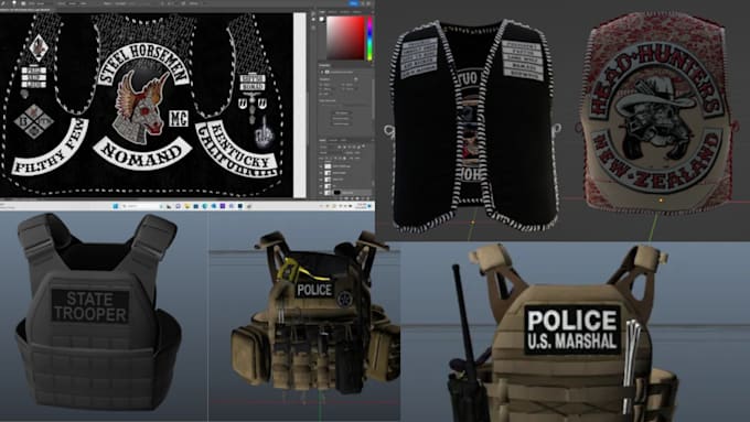 Make custom kutte full version for your mc fivem, fivem eup, fivem ...