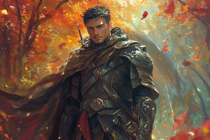 Make dnd character art, illustration, concept art, concept art by ...