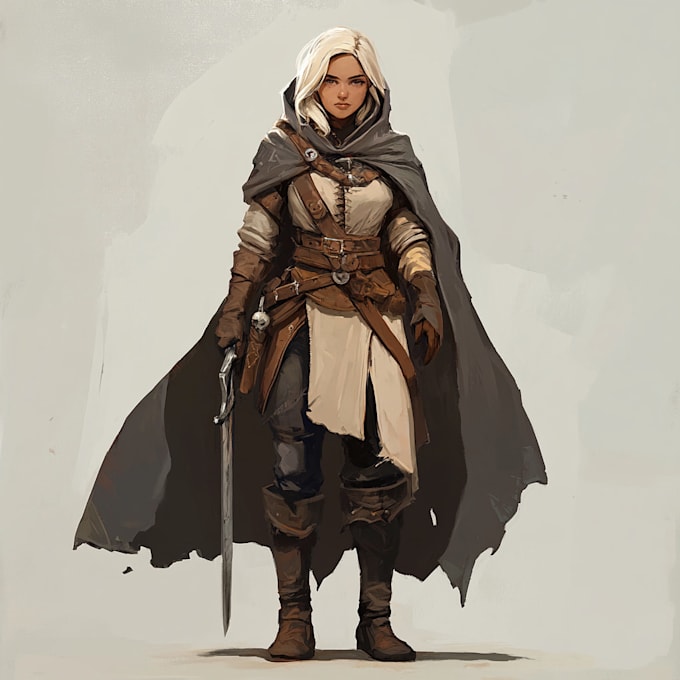 Create the best dnd character art illustration by Panelasela | Fiverr