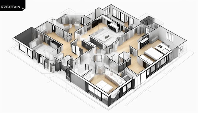 Do 2d floor plan matterport, autocad revit architecture by Tykerawis | Fiverr