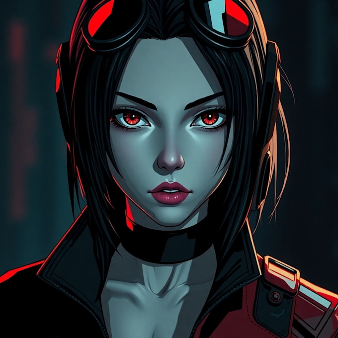 Design anime character , cyberpunk character full body by Trineack | Fiverr