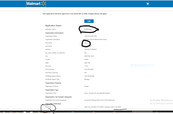 Do amazon, walmart, tax exemption for all states by Nomi_brand | Fiverr