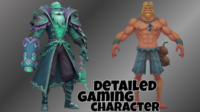Design custom 3d character models, for gaming and printing by Prime ...