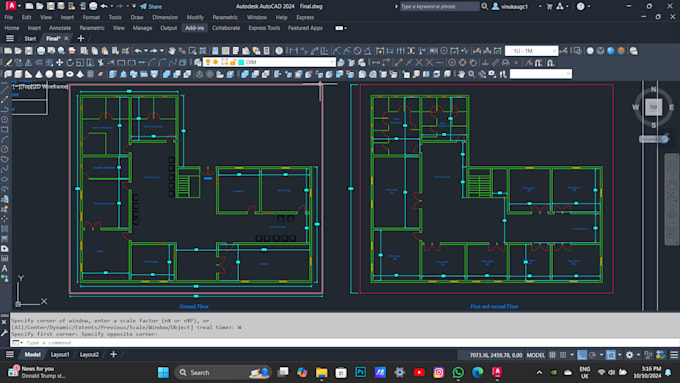 Design precise 2d and 3d cad drawings in autocad by Vinuka_janandit ...