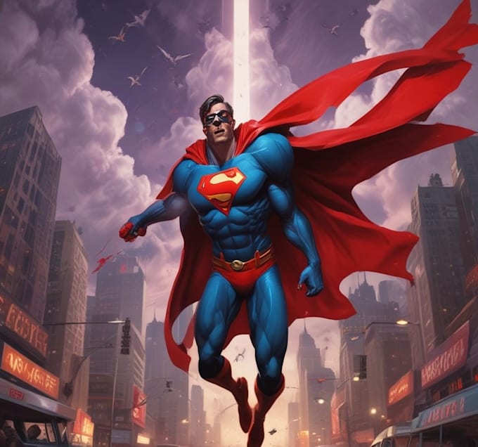 Draw scifi, fantasy, superhero character design by Touwoul | Fiverr
