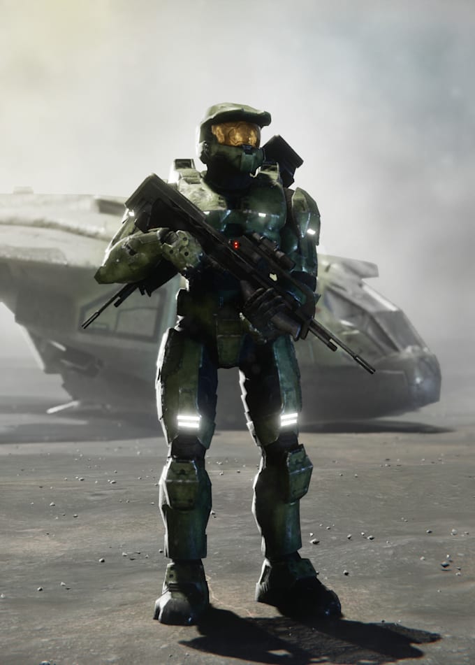 Do your custom halo reach spartan for vrc games vrchat avatar vrc model ...