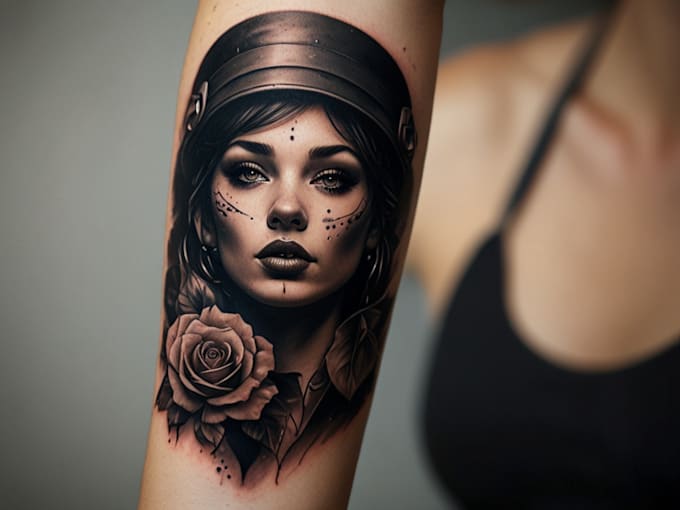Create professional realistic tattoo design by Lakesiaret | Fiverr