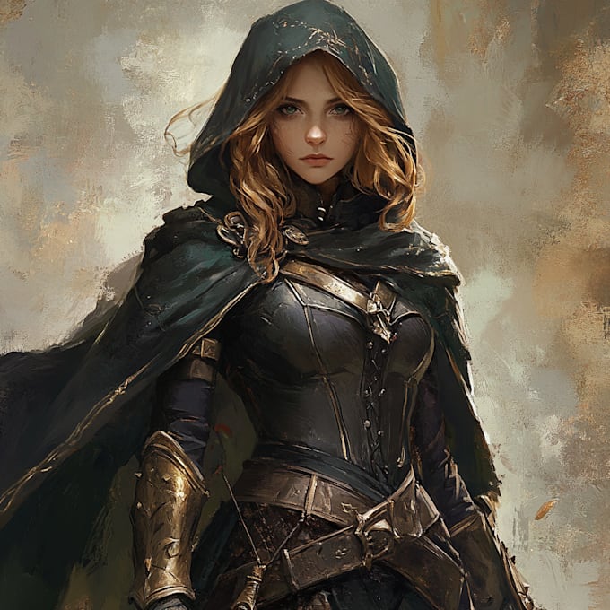 Draw dnd character art and dnd character art by Grusthig | Fiverr